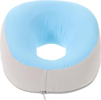 Beaupretty Gesichtsliegekissen Ergonomisch Weiches Massagekissen mit Bel&uuml;ftung f&uuml;r Kosmetikliege Spa Gesichtskissen Stabil und Leicht zu Reinigen Hellblau