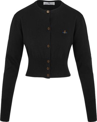Vivienne Westwood Femme, Pulls, Noir, Taille: 36 FR Bea Cardigan
