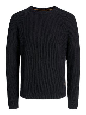 Jack & Jones Plus Size Strickpullover JJPANNEL KNIT CREW NECK AW25 PLS