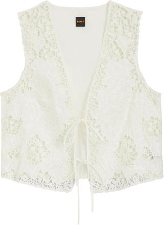 HUGO BOSS Damen, Jacken, Wei&szlig;, XSGr&ouml;&szlig;e