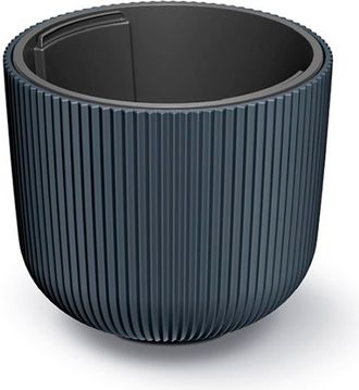 Prosperplast Anthrazitfarbener Pflanzk&uuml;bel, mit Beh&auml;lter, Kollektion MILLY, 39,1 x 39,1 x 32,1 cm, Fassungsverm&ouml;gen 31 L