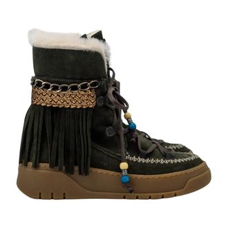 Nemonic Warm 2301 Ingras Tyme Stiefel - - Shoes - Damen - Gr&uuml;n - 36 EU