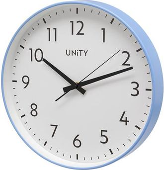 Unity Fradley Horloge Murale silencieuse Moderne Bleu 30 cm