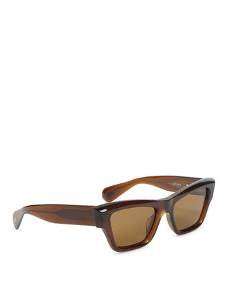 Jil Sander Lunettes De Soleil - Marron