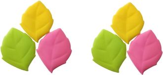 Cabilock 6 STK Urlaubszubehör Trinkbecher Reisebecher Zusammenklappbarer Becher Blattbecher Ahornblattförmige Tasse Faltbare Tasse Waschbecher Silikonbecher