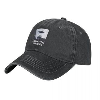 Generic Casquettes de Baseball pour Hommes Hommes, Casquette X Files Je Veux Laisser Sports en Plein air Cr&egrave;me Solaire Bonnet de Camionneur lav&eacute; Chapeaux de B