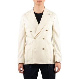 Paoloni Blazer - - Jackets - Herren - Beige - S