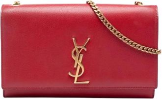 Saint Laurent Pre-owned Kate Crossbody Bag - Femme - Pre-owned - Rouge - Taille: ONE Size