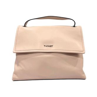 Twinset Femme, Sacs, Beige, Taille: ONE Size &Eacute;l&eacute;gant sac &agrave; main en cuir PU