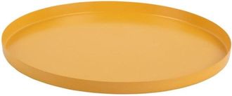 Present Time Tray Servir Round extra small Bright Yellow