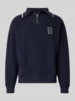 Lacoste Loose Fit Troyer aus Baumwoll-Mix Model Tennisc
