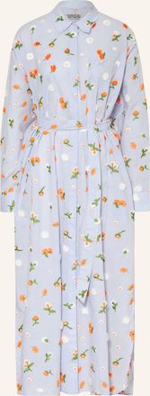 Essentiel Hemdblusenkleid Jamanna Mit Schmucksteinen blau