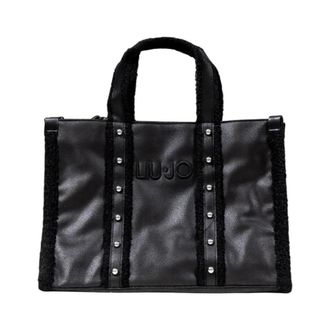 Liu Jo Femme, Sacs, Noir, Taille: ONE Size Sac &agrave; Main avec Fermeture Bouton