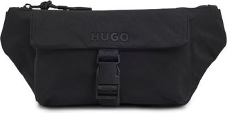 HUGO BOSS Herren Marsel Bumbag Verstellbare Gürteltasche mit tonalem Logo Schwarz001 Stck