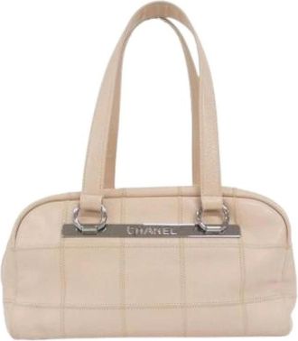 Chanel Sac bandouli&egrave;re vintage Pre-owned - Femme - Pre-owned - Beige - Taille: ONE Size