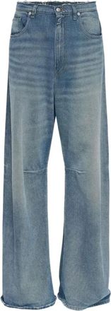 Maison Margiela Homme, Jeans, Bleu, Taille: W34 Denim 5 tasche orlo grezzo