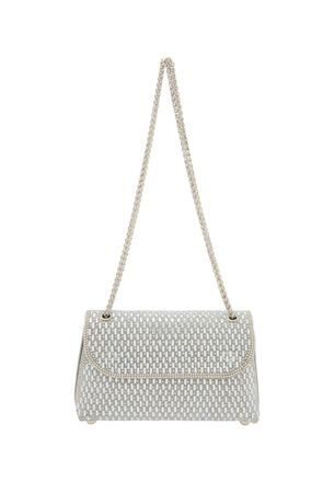 Faina Klappentasche Klappentasche Frauen Silber