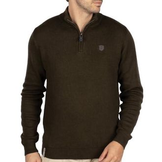 Shilton Pull Camionneur uni Homme 3XL / Kaki