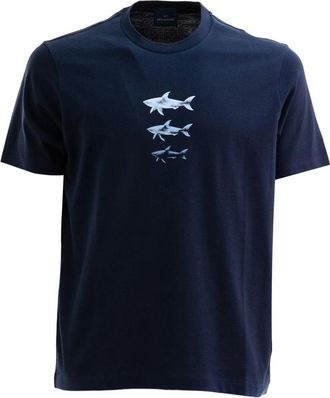 Paul & Shark Shark-print T-shirt