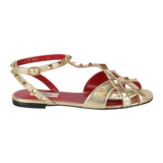 Valentino Garavani Studdy Sandal - - Shoes - Damen - Beige - 37 EU