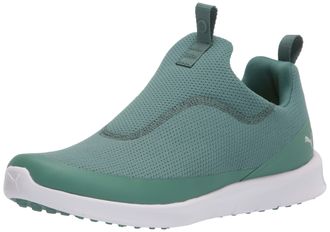 Puma Damen Laguna Fusion Slipper Golfschuh, Blaue Fichte, Silber, 38 EU