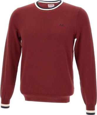 Sun 68 Homme, Pulls, Rouge, Taille: 2XL Pull en Laine et Coton