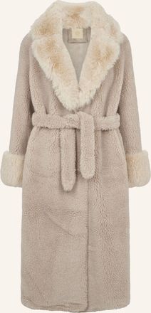 Americandreams Americandreams Teddyfell-Mantel Farah beige