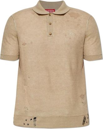 Diesel Homme, Tops, Beige, Taille: L K-Danny Polo
