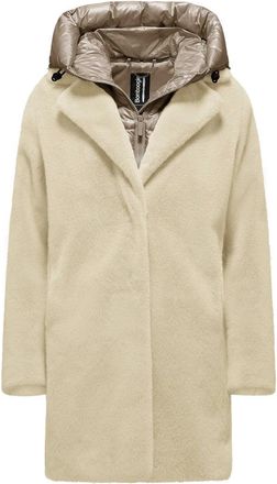 Bomboogie Femme, Manteaux, Beige, Taille: 38 FR Parkas