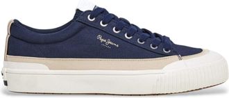 Pepe Jeans London Herren Ben Wash M Sneak, Blau (Marine), 47 EU, Blau/Marineblau, 12 UK