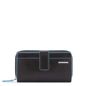 Piquadro Damengeldb&ouml;rse mit M&uuml;nz- und Kreditkartenfach - - Accessories - Damen - Schwarzk - ONE SIZE