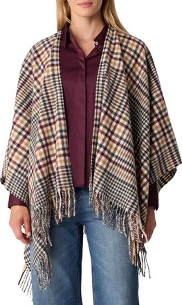 Comma Softer Poncho mit Fransen