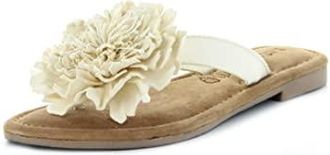 Lazamani LA33517 Sandales pour femme, Blanc., 42 EU