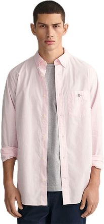GANT Herren Reg Poplin Banker Bd Hemd, Light Pink, M EU