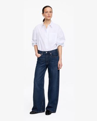 Arket CLOUD Loose Jeans Mit Weitem Bein -Blau