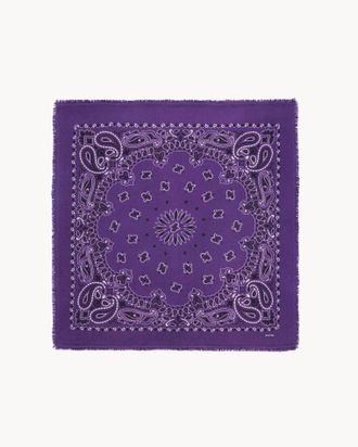 Kujten Grand bandana cachemire bicolor - Grand Bandana Hachiko Bico