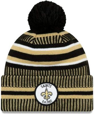 New Era ONF19 Sport Knit M&uuml;tze New Orleans Saints Schwarz, Size:ONE Size