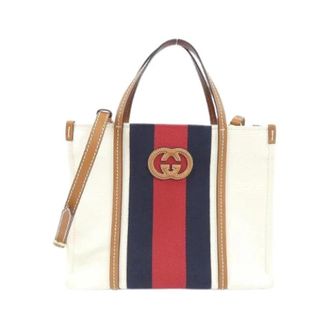 Gucci Sac bandouli&egrave;re en toile Pre-owned - Femme - Pre-owned - Blanc - Taille: ONE Size