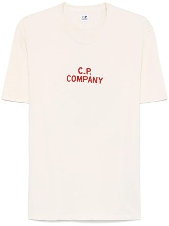 C.P. Company t-shirt à logo imprimé - Tons neutres