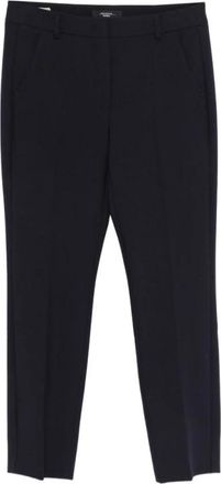 Max Mara Femme, Pantalons, Bleu, Taille: 36 FR Slim-fit Pantalons