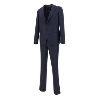 Tagliatore Homme, Costumes, Bleu, Taille: 3XL Costume en laine Super 120 &agrave; simple boutonnage