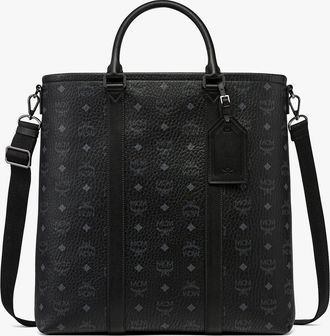 MCM Aren Tragetasche in Visetos BLACK VISETOS