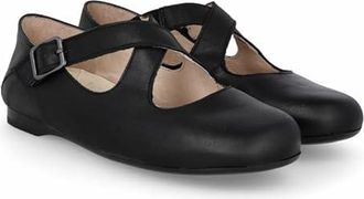 Lince Lince Ballerine Comodo | Semelle en caoutchouc | Semelle int&eacute;rieure gel | I50303 | Fabriqu&eacute;es en Espagne, Cuir velours noir, 37 EU