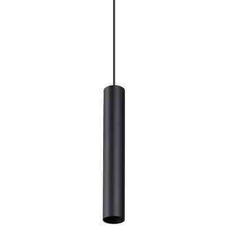 Ideal Lux Ideal Lux LOOK Suspension ultra-mince 25 cm, noire, 1 ampoule GU10