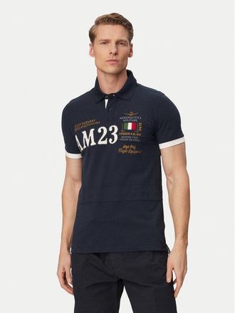 Aeronautica Aeronautica Militare Poloshirt 261PO1916UP00191 Dunkelblau Regular Fit