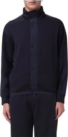 A|X Armani Exchange Homme, Vestes, Bleu, Taille: M SweaT-shirt en coton m&eacute;lang&eacute;