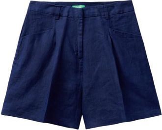 Benetton Short 4aghd9013, Bleu Nuit 252, 38 Femme