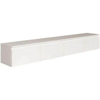 Selsey Selsey - bemmi- Meuble tv 4 portes - suspendu - 200 cm - blanc