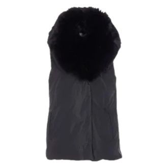 Yves Salomon Damen, Jacken, Schwarzk, LGr&ouml;&szlig;e