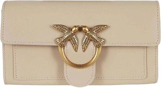 Pinko Pinko, Femme, Sacs, Beige, Taille: ONE Size Love One Wallet